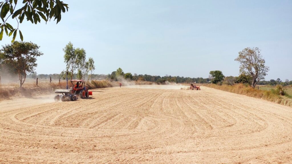 Laser Land Leveling 2023 – Organic rice, good quality rice from Surin ...